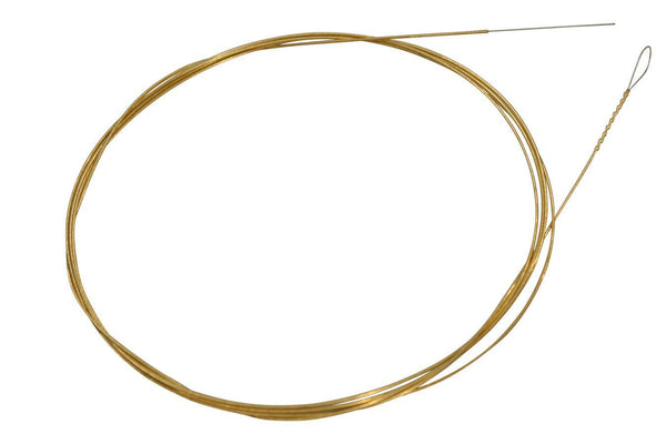 Squeakless Roller Wound String - Brass, .022 | Folkcraft Instruments