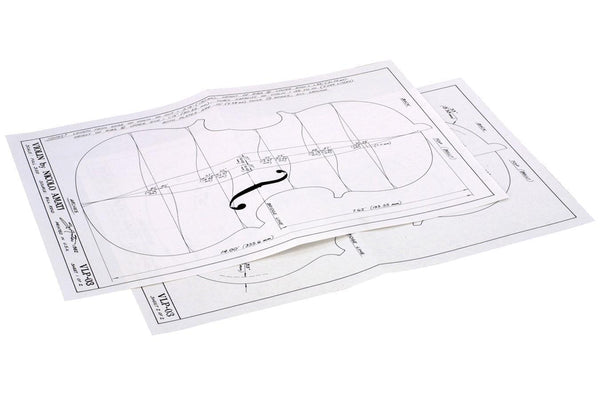 Nicolo Amati Violin Body - Building Plans | Folkcraft Instruments
